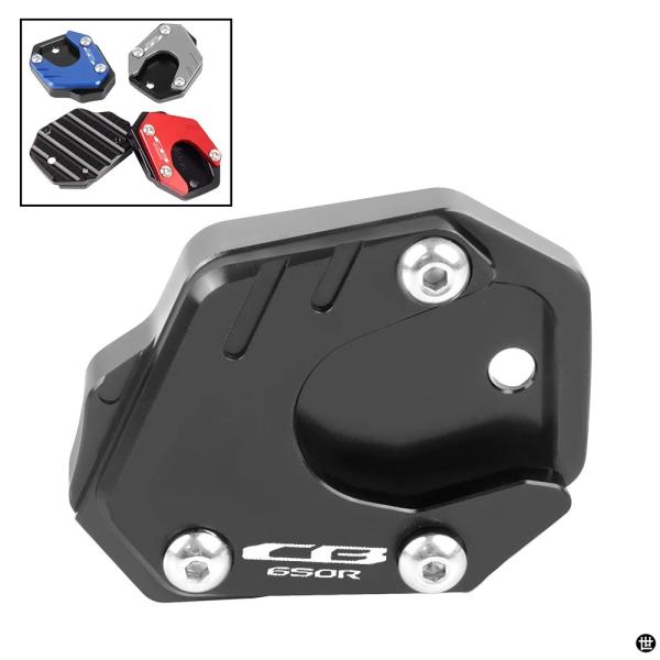 ホンダ CB 650R CB650R 2019-2023 CB 650 R バイクアクセサリーキックスタンドフットサイドスタンド拡張パッドサポート拡大プレート製品説明: 素材: アルミニウム カラー: チタン、ブラック フィットメント: ホ...