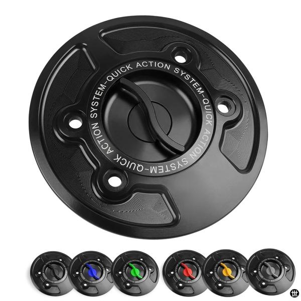 特徴: 完璧な陽極酸化表面処理この軽量燃料キャップでバイクの外観を強化します直接ボルトオンです簡単な取り付け、変更は不要、キーレス、センターボタンを押して左に回すだけで開きます仕様: タイプ: バイク燃料タンクカバー素材: アルミニウム色:...