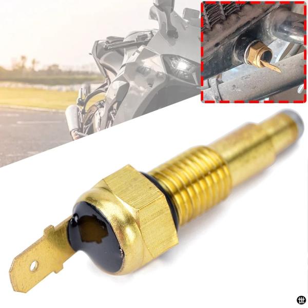 製品名：バイク水温温度センサー-パッキングリスト：1(図に示すように)-状態：100％新品-色：写真が示すように-材質：金属-品質：グレードA-取り付けは簡単ですが、専門取り付けを強くお勧めします-BMW、ホンダ、カワサキ、ヤマハ、ドゥカテ...