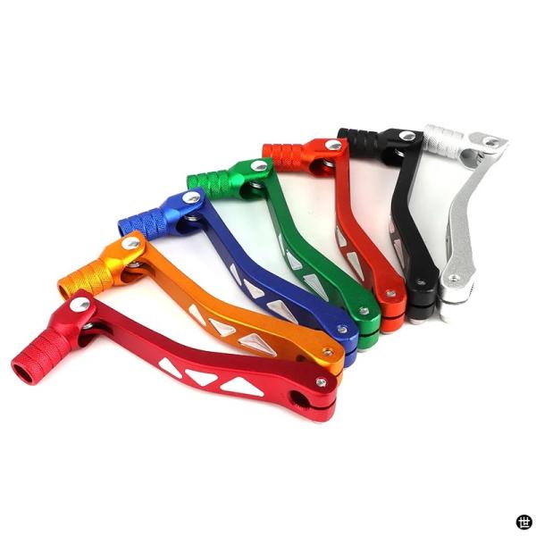 アルミニウム折りたたみギアシフトレバー適合車種: KAYO BSE APOLLO XMOTOS YCF IRBIS GPX SSR SDG PITSTERPRO ORION ATOMIK CRZ.XR CRF KLX TTR BBR 50 ...
