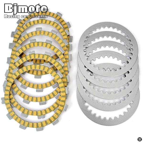 クラッチ摩擦プレート色：参考画像サイズ：画像のように状態：100％新品極度の高温条件下でも機能するように設計スムーズで正確なシフトを可能にします100％アスベストフリー優れたシフト、クラッチ寿命の延長、フェードとスリップのない操作を提供する...