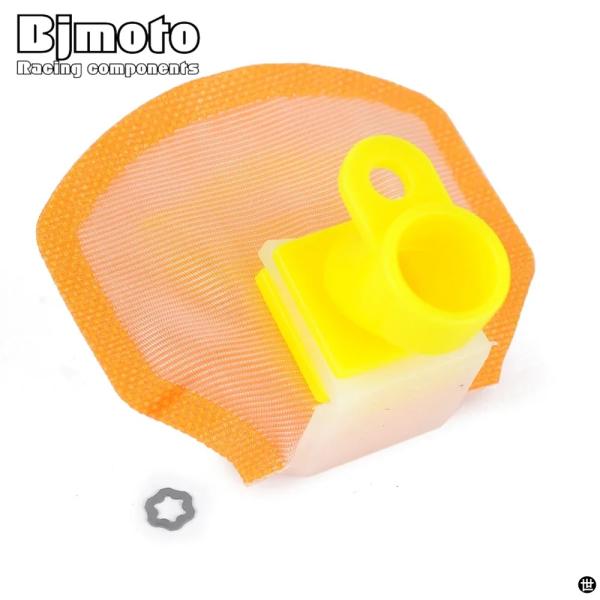 バイクの燃料ポンプのフィルターエレメント素材: ナイロン色: 映像が示すように元のポンプフィルターエレメントを交換してください入札前にモデルと年式をご確認ください装備品:のために ：OEM の場合:15420-44G00OEM用:15420...