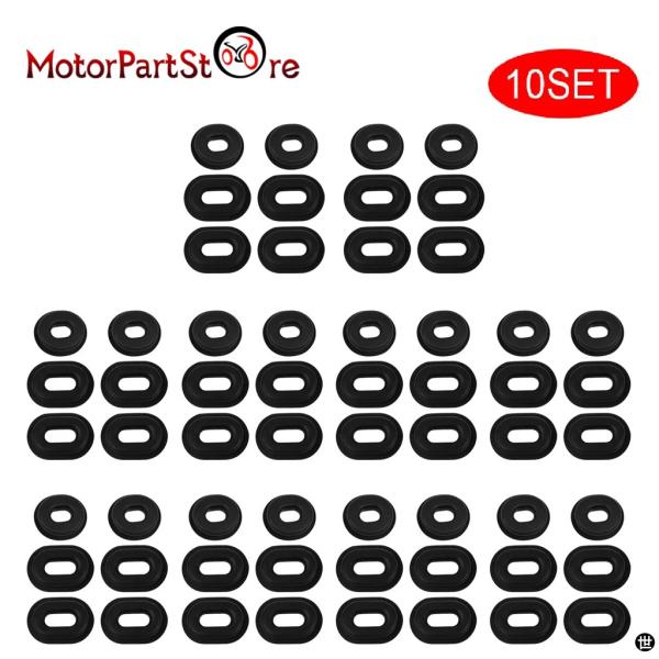 特徴：使用済みの破損したグロメットの優れた交換品大きな楕円形のグロメットサイズ(長さ幅)3.62.5CM 2 X 0.98インチ小さな楕円形のグロメットサイズ(長さ X 幅)2.3CM 1.06 X 0.91 インチ素材: ゴムカラー: ブ...