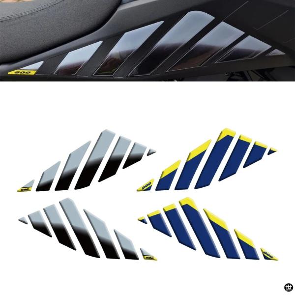 SUZUKI V-STROM 800202024 バイ3D ガスタンクペイント保護デカールステッカー これは、バックル、ジッパー、ボタンなどによるペイントの損傷から燃料タンクの仕上げを保護するように設計されたタンクパッドプロテクターです取り...