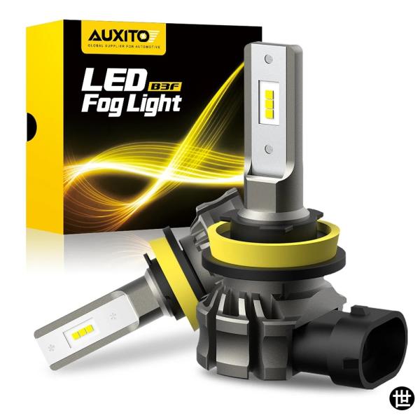 AUXITO B3F フォグランプ 2000ルーメン 超高輝度 CSP SMD H8 H11 LED 車フォグランプバルブ ドライビングランプ H10 5202 H27W1880 6500K ホワイト 2個商品仕様1. 動作電圧：9〜18V...