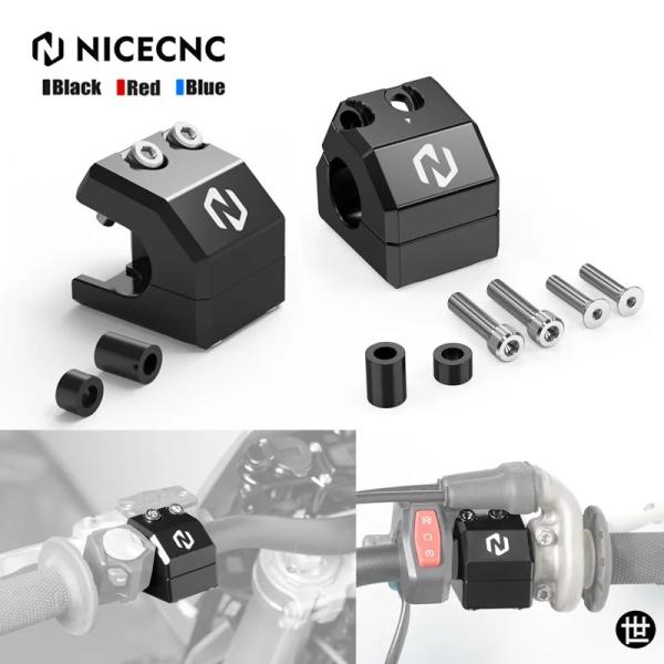 NICE フロントブレーキ・クラッチ・マスターシリンダー補強キット HUSQVARNA GASGAS用NICE フロントクラッチ・マスターシリンダー・プロテクター・クランプキット純正BRAKTECマスターシリンダーは鋳造アルミニウム製で、強...