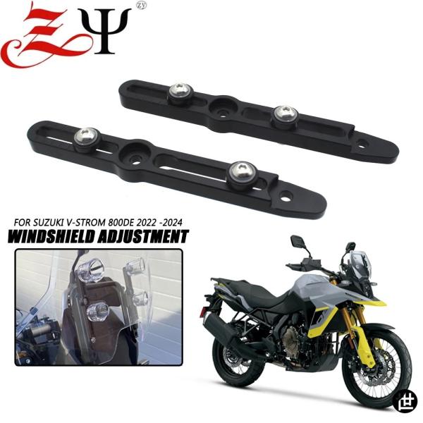 フロントガラスアジャスター フロントガラスブラケットスズキ V-ストローム 800DE DL800 2022 2023 2024 バイクアクセサリー DL 800 DE装備品:スズキ V-STROM DL 800DE 2022 2023 2...