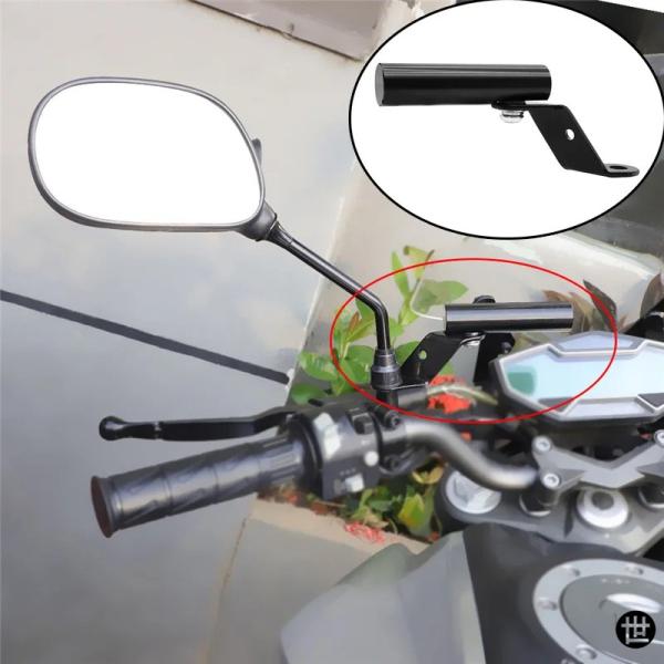 説明：材質：アルマイト処理アルミ取り付け部：スチール対応ミラーネジサイズ：M8、M10バー長さ：92MM(有効長：65MM)重量：165G(軽量)取扱説明書は付属していません対応ミラーネジサイズ：M8、M10材質：アルマイト処理アルミ適合車...