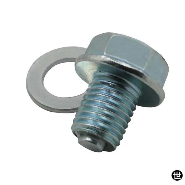 ねじ径M12、ねじピッチ1.5、長さ15MMネジ：マグネット付き炭素鋼ガスケット：アルミニウム適合車種：CB250 - 1991-1992CM250C - 1982-1983CR250M - 1974-1976CB350F - 1972-1...