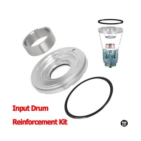 製品詳細：タイプ：入力ドラム補強キットカラー：写真の通り交換純正部品番号：77733-51K仕様：入力ドラムアセンブリは、入力シャフトが圧入される部分(オーバーランピストンが乗り上げる部分)で、ひび割れやスプラインの剥離が発生することが知ら...