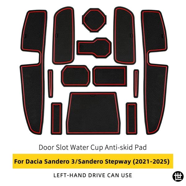 1. 【車種専】：2021、2022、2023、2024、2025年式 RENAULT DACIA SANDERO 3 SANDERO STEPWAY III 専です2. 【取り付け簡単】：13ピースセット、対応位置で簡単に取り付けられます...