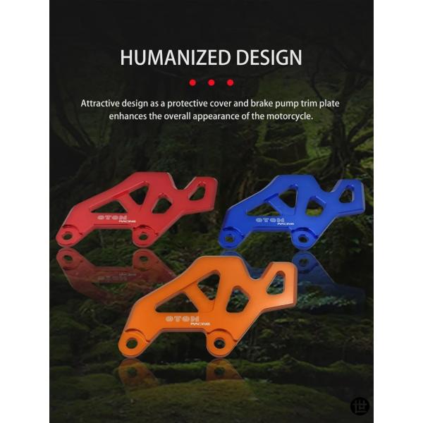 1. 安全保護機能により、リアブレーキのフロントポンプの損傷を防ぎます2. 美しい装飾とカラフルなカラーで、保護性能はもちろん、愛車を美しく飾ります3. 3色展開で、幅広い選択肢をご意しています4. 製のほとんどのバイクに適合し、汎用性に優...
