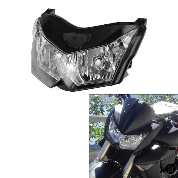 説明：ケースカラー：マットブラック、内側は反射クロームレンズカラー：クリア特徴：高品質で非常に耐久性があり、良好な作動状態カスタム不要、元の位置に簡単に取り付け可能適合：KAWASAKI Z1000 ZRT00B 2007-2009に適合K...