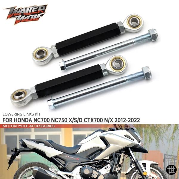 HONDA NC700 NC750 XSD CTX700 XN 2012-2022 バイク リアサスペンション ドロップレバー 調整可能 NC700X 750X ロワーリンクキット 1セット-状態：新品、高品質-材質： T6 7075アルミ...