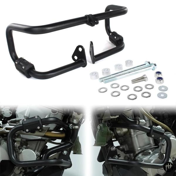 上記のバイクモデルのクラッシュバーとバンパーガードブロックのセットです 直径25.33MM、肉厚5.26MMの頑丈なスチールチューブ製で、強度、堅牢性、耐久性に優れています 3点式マウントシステムを採し、エンジン、主要コンポーネント、シュラ...