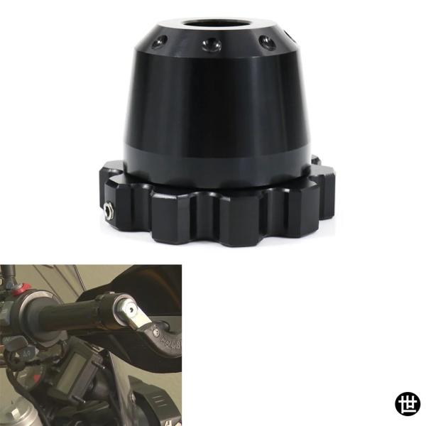 バイクスロットルロッククルーズコントロール説明：巡航中、ライダーはスロットルグリップから手を離しても、スロットル開度は設定された値を維持します手をリラックスさせて快適に巡航できますライダーの疲労や手、手首への負担を大幅に軽減します調整が簡単...