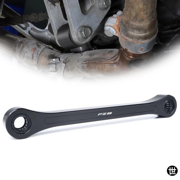 特徴：純正リンクより12MM長く、ライディングハイトを約25〜30MM(1〜1.2インチ)下げることで、シート高を下げ、ライディング中の安定性を高めますロワーリンクはバイクのフレームを下げることで、ライダーの乗り降りやコントロールを容易にし...