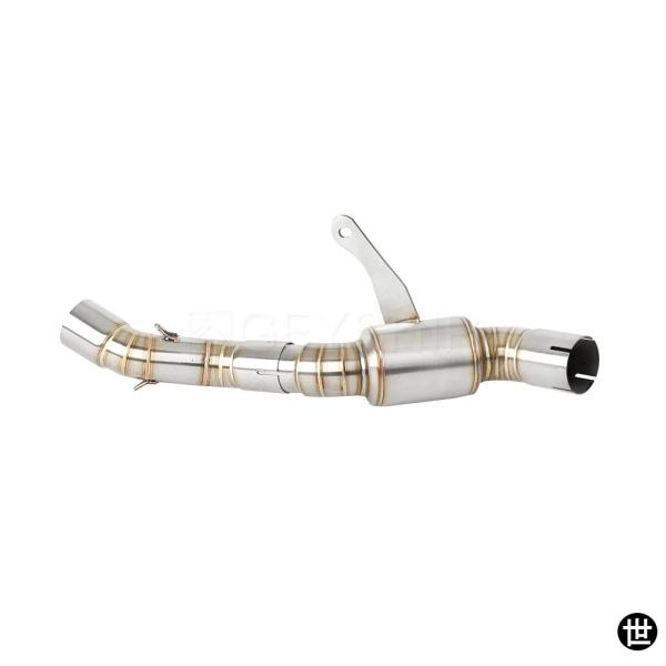 適合に関するお知らせ：51MMミドルリンクパイプは、直径51MM2インチのサイレンサーに適合するように設計されていますNOKATリンクパイプは、純正ストックエキゾースト、または市販のスリップオンマフラーに取り付け可能ですリンクパイプセットは...