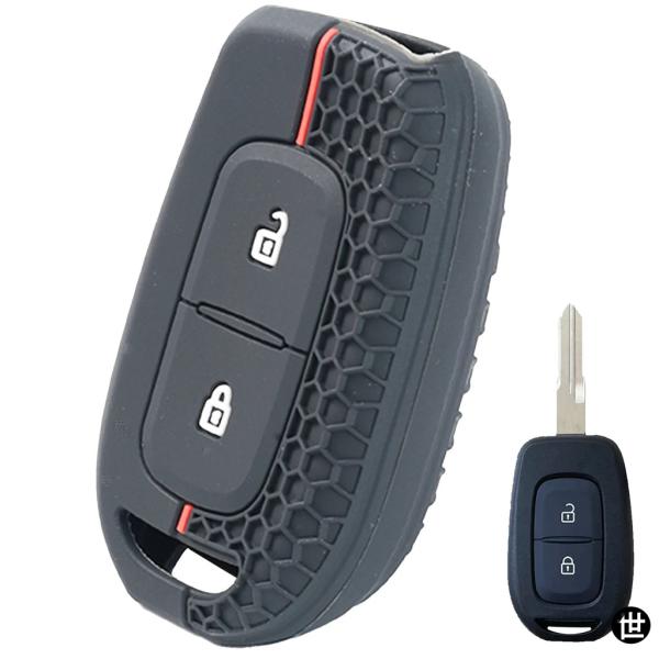 説明:シリコン製キーケースのみ(キーケースのみ、キーは付属しません)ご注文前に、元の車のキーが写真と一致するかご確認くださいありがとうございます！ブランド：XUKEY適合車種：ルノー・ローガン 2016-2021年式ルノー・ダチア 2016...