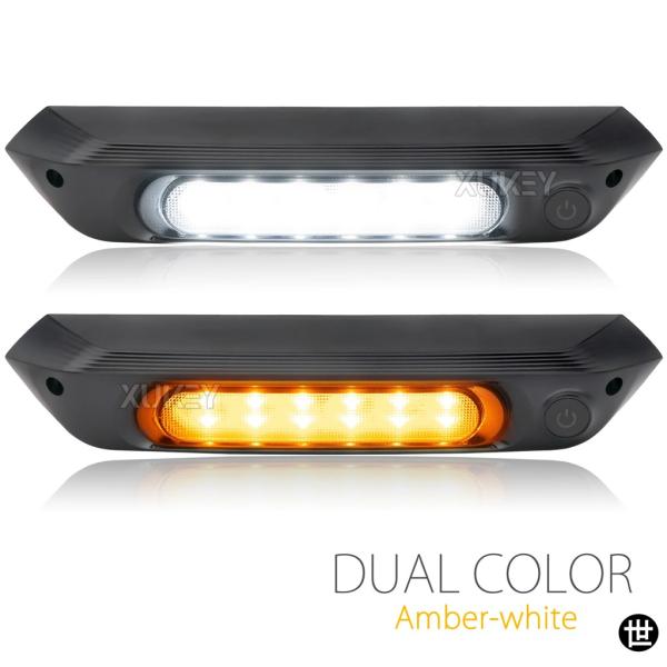 デュアルLEDオーニングライト 12V 防水 285MM キャラバン RV 外装ポーチランプ製品説明：キャラバン照明12V24V兼デュアルカラーLEDライトIP67防水・省エネ最大50000時間稼働超頑丈なPCカバー電源オフメモリー機能取り...