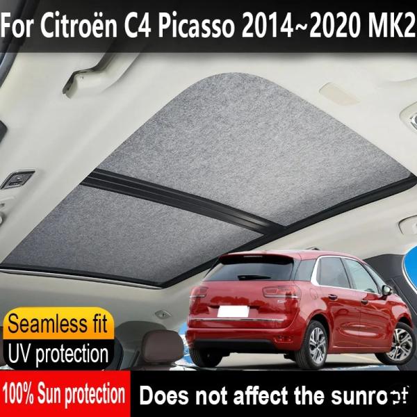 シトロエン C4 ピカソ 2014〜2020 19 MK2 サンルーフ断熱ルーフバイザー UVカット 静電吸着 スカイカーテンサンシェードご希望の車種が店頭に見つからない場合は、車種の写真と寸法をご提供いただければ、お車に合わせて1台ずつカ...
