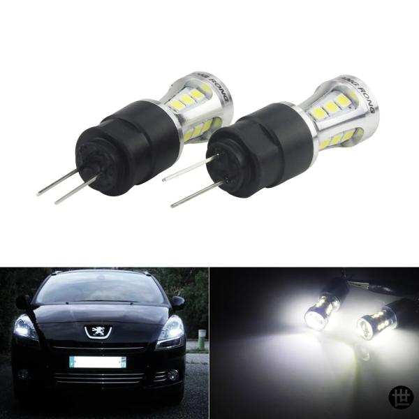 説明:このLEDバルブのクロスリファレンス:HP24W HPY24W G4このLEDサイドライト(デイタイムランニングライト)DRLの適合車種:シトロエン C5 2008年以降プジョー 3008 5008 2009年以降パッケージ内容:HP...