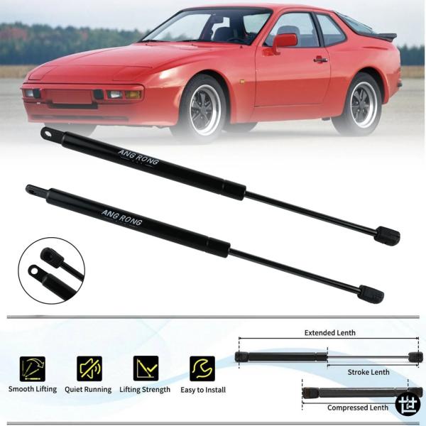 このフロントボンネットガスストラットの適合：純正OEM在庫部品番号：94451135101、94451135100対応ポルシェ：ポルシェ924クーペ(1975〜1988年式)ポルシェ944コンバーチブルクーペ(1981〜1991年式)パッケ...