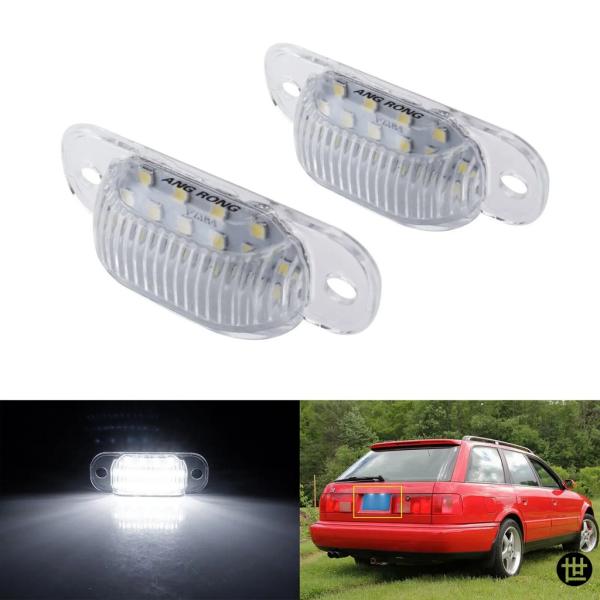 技術日付:2 STK CANBUS LED KENNZEICHENBELEUCHTUNGNUMMERNSCHILDBELEUCHTUNGFURアウディ80 90 B3 B4 100 A6 S6 C4リヒトファーベ：ゼノンヴァイスLEISTU...