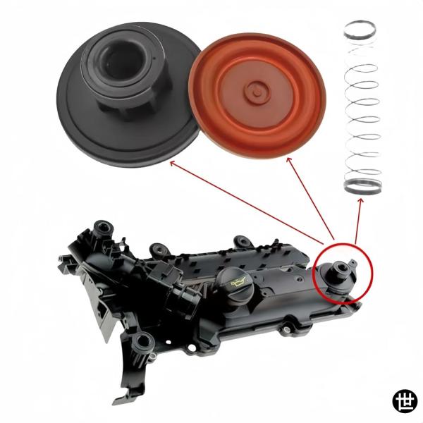 クランクケースベントメンブレンキット 1.4 HDITDCI シトロエン C2 C3 プジョー 206 307 マツダ 2 フィエスタ フュージョン 9645371180 9646698680 0361.N4適合：DV4TDエンジン - 1...