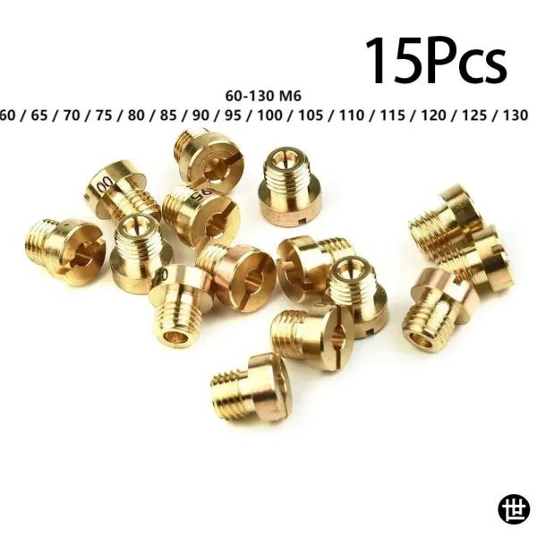 詳細：* * M6ジェット搭載キャブレターに適したメインジェットセット* DELLORTO PHNL、PHVA、PHBH、PHBN、PHVB、PHBG、VHS、MIKUNI VM16-20、VHSA、VHSB、VHSC、VHST、GURTN...