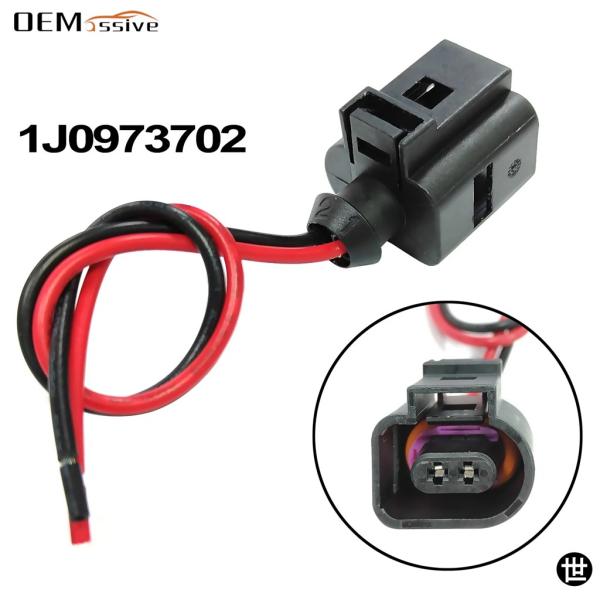 VW 2ピンブレーキパッドワイヤーセンサーメスプラグコネクタ(ワイヤー付き)参照OE番号：1J0973702適合車種：AMAROK 2013-2021BEETLECABRIO 1999-2019BORAVARIANT4MOTION 1999...