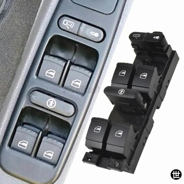 状態：工場出荷時テスト済みスイッチタイプ：パワーウィンドウスイッチ取り付けタイプ：直接交換車両への取り付け位置：左前メーカー部品番号：1J4959857D交換部品番号1：1C0941531A、3BD 941 531、3BD 959 857交...