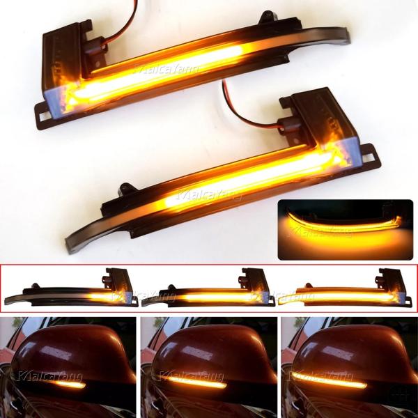 アウディ A3 8P A4 A5 B8 Q3 A6 C6 S6 B8.5 S5 RS5 RS4 ダイナミックウィンカーLEDサイドミラーインジケーターウィンカーリピーターライト 2個取り付けは簡単ミラーガラスを取り外して内部のネジクリップに...