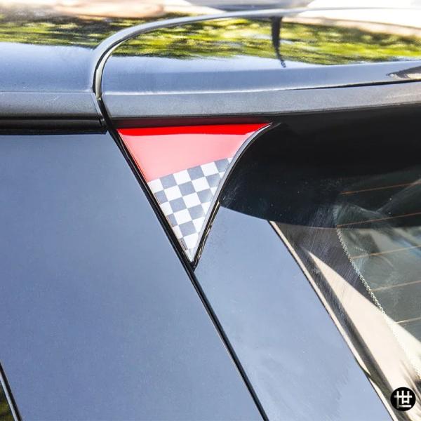 BMW MINI COOPER F56用 3Dカーステッカー デカール 2枚セット 外装 リアバックトランク テールフィン スポイラーウィング カースタイリングアクセサリー車のパーツはバージョンによって寸法が異なる場合がありますステッカーの...