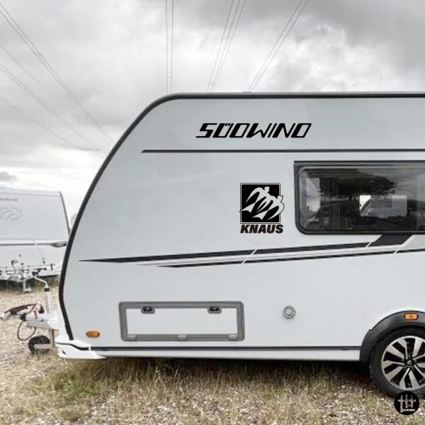 車用ステッカー モーターホーム 馬車 キャラバン RV キャンピングカー アウトドア グラフィック デコレーション デカール ビニール カーアクセサリー KNAUS SUDWIND用特徴：素材：PVCこの車用デカールは熱や日光に強く、少なく...