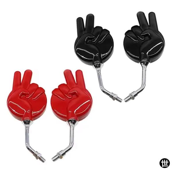 素材: 合金、ABS、ガラスカラーオプション: ブラック、レッド互換性: 標準の10 MMサイドミラーネジを備えたさまざまなバイクに適合デザイン: 目を引くビクトリージェスチャースタイル取り付け: ねじ込み式、複雑なカスタムは不要パフォーマ...