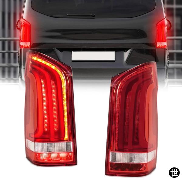 素材：高品質のABSプラスチックシェルカラー：レッド機能性：ランニング、ブレーキ、リアフォグ、ウィンカーの4つの機能電圧：12V防水等級：IP67寿命：50000時間以上|VITOテールライト|MERCEDES VITOテールライト|MER...
