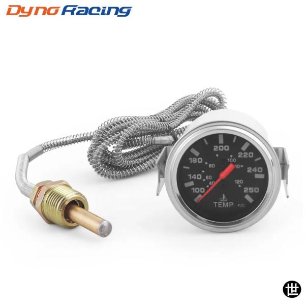 2インチ 52MM 機械式 40-120℃100-250 水温計 12V 水温計 車用メーター センサー付き NPT 12