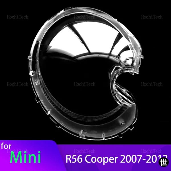 ミニ R56 クーパー 2007-2013 用ヘッドライトカバー 透明ハウジング フロントヘッドライトレンズシェル ガラスランプカバー
