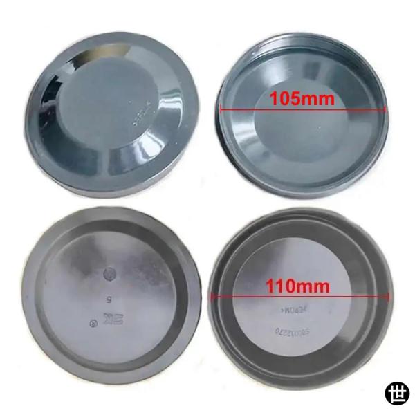 Skoda Fabia 2009-2011 2012-2014 用ヘッドライトダストカバーシーリング耐久性ゴム防水防塵蓋キャップ 55mm 105mm