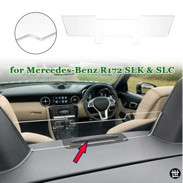 2011年〜2026年式メルセデス・ベンツ R172 SLK &amp; SLC ガソリンコンバーチブル 200 300 350 250 CDI/d 55 AMG ミニウィンドディフレクター