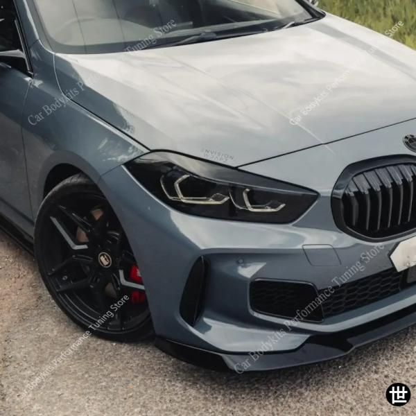 BMW F40 1シリーズ 116i 118d 118i 120i 128ti 120d M135i 2019-2023用 ABS光沢ヘッドライト イービルアイブロウ アイリッド 3Dステッカー 2個セット