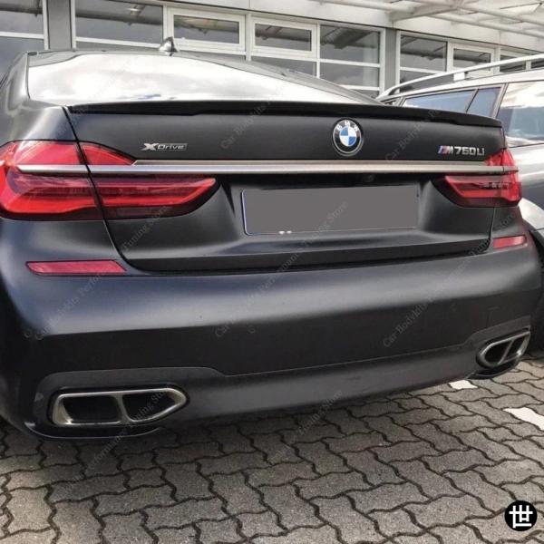 BMW G11 G12 7シリーズ 730i 730d 740i 740d 750i 760i Li Ld用パフォーマンスリアスポイラー リアトランクテールウィングボディキット 2016-2022