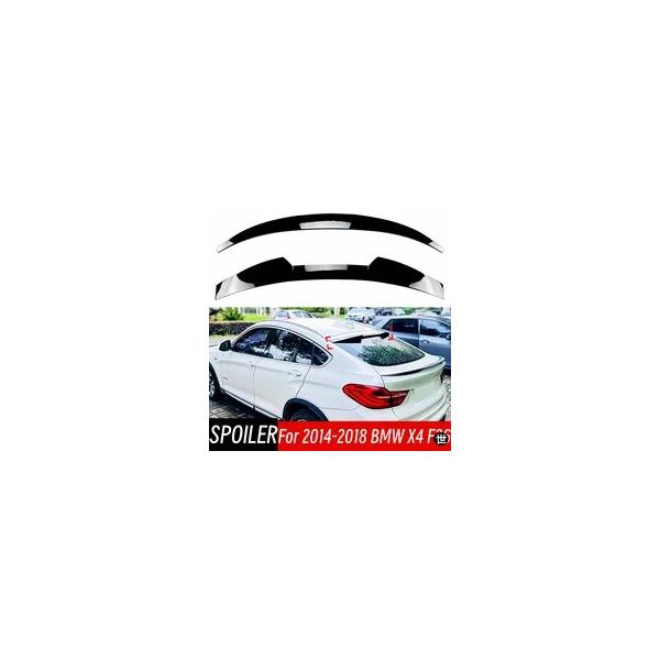 2014 2015 2016 2017 2018 BMW X4 F26用リアトランク蓋リアウィンドウブラックカーボンスポイラーウィングカーエクステリアチューニングアクセサリー