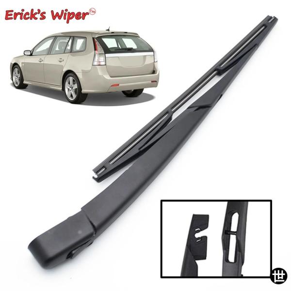 12インチ リアワイパーブレード＆アームセットキット SAAB 9-3 / 9.3 エステート MK2 2003 - 2012 フロントガラス、フロントガラス、テールゲート
