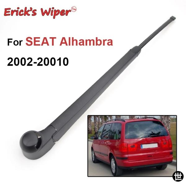 Erick's Wiper製リアワイパーブレード＆アームセットキット（Seat Alhambra MK1 2002 - 2010用、フロントガラス、テールゲート、ウィンドウ、レインブラシ）