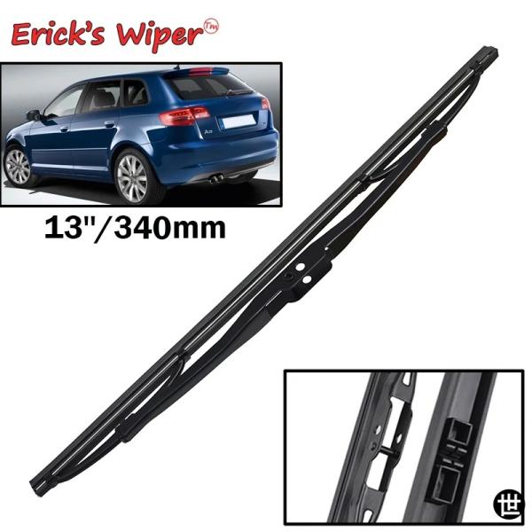 13インチ リアワイパーブレード Audi A3 S3 8P1 2003 - 2012用 フロントガラス フロントガラス テールゲート ウィンドウ カーレインブラシ