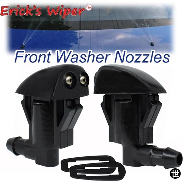 2個セット フロントガラスワイパーウォッシャーノズル トヨタ プリウス XW20 2003 - 2009 OE# 85381-44010 85381-47080