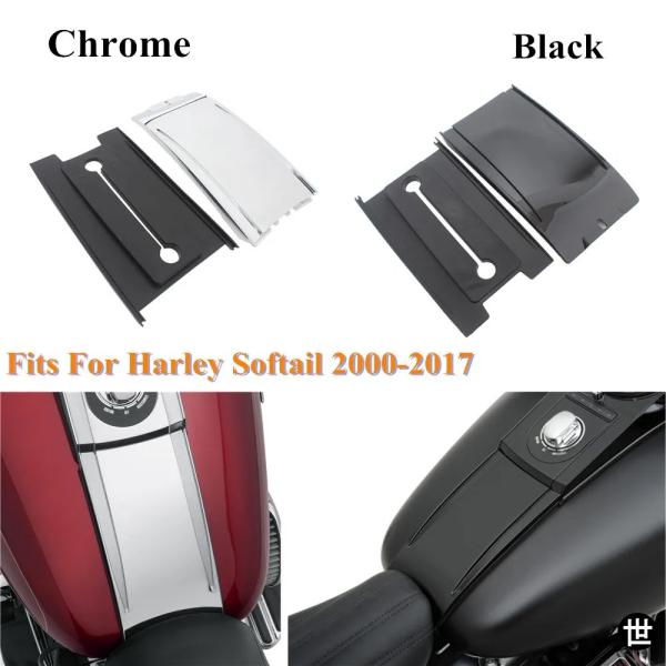 ハーレーダビッドソン ソフテイル ファットボーイ ヘリテイジ スタンダード ナイトトレイン 2000-2017 用 クローム＆ブラック ロワーダッシュパネルエクステンション