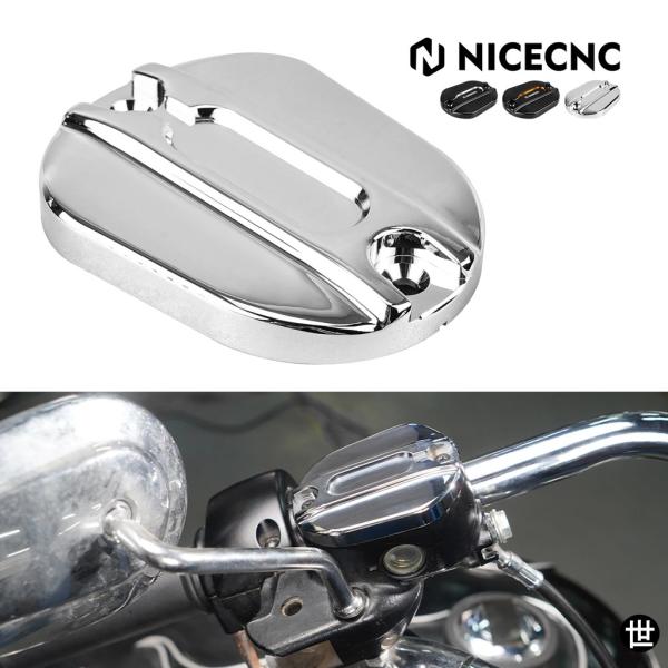 ハーレー スポーツスター 1200 883 IRON XL883N XL1200NS SUPERLOW XL1200T 48 XL1200X XL1200CX XL1200C 用ブレーキマスターシリンダーリッドカバー